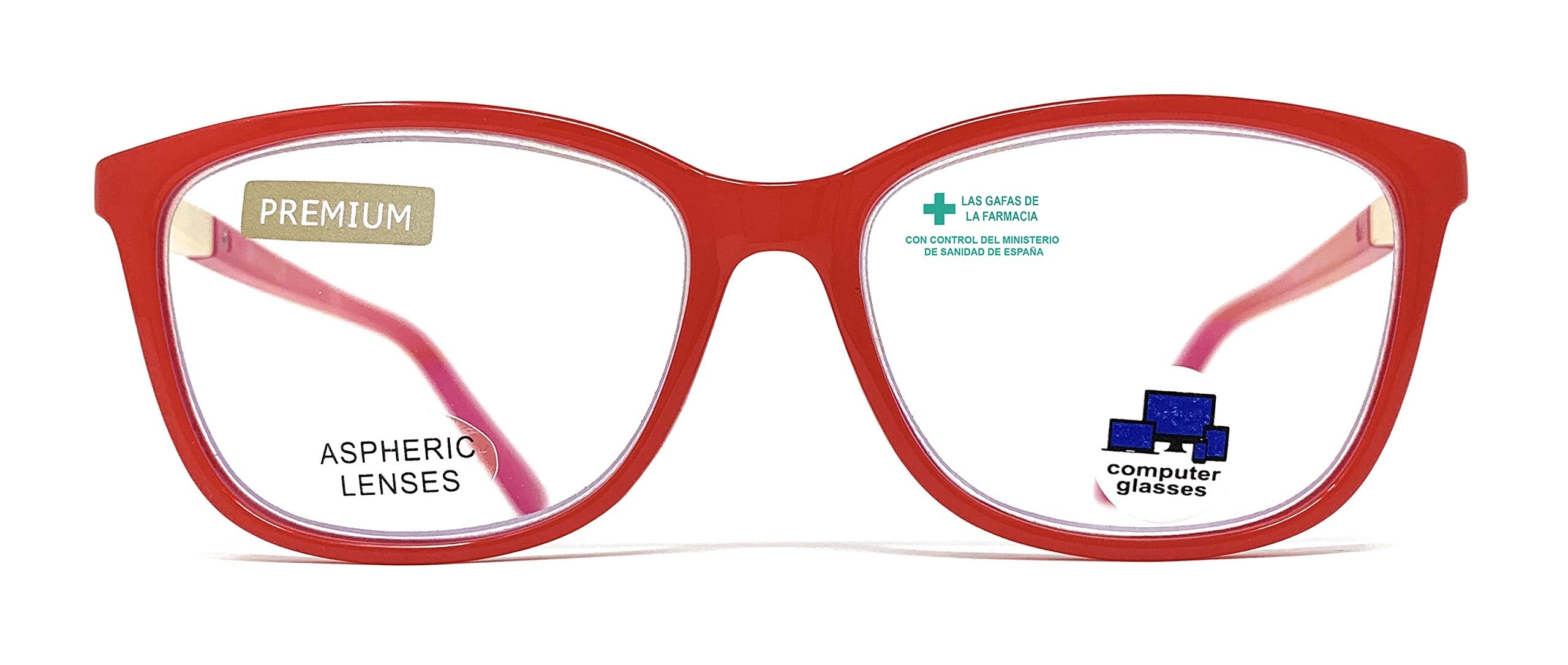 11.- SMART RED model reading glasses with Blue Light for Women – Gafas ...